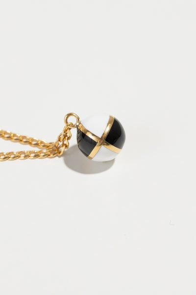 ARO Checkered Sphere Bracelet - Black + White | shoparo