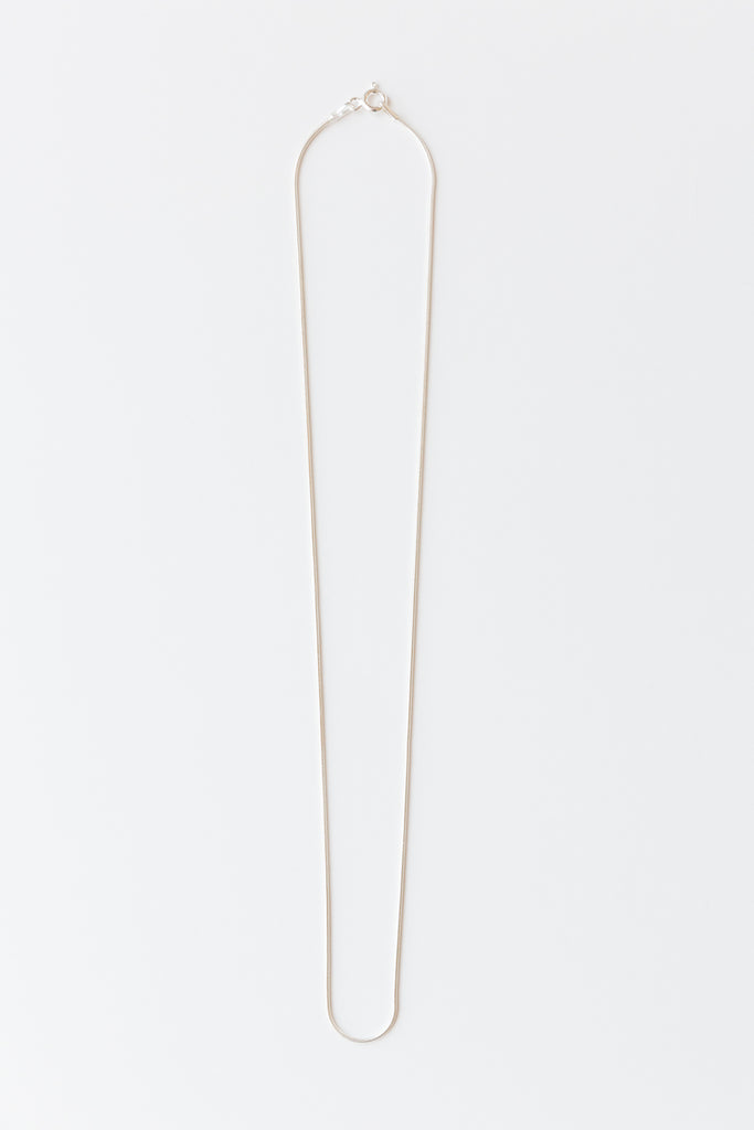 ARO Rat Tail Chain Necklace - Silver | shoparo