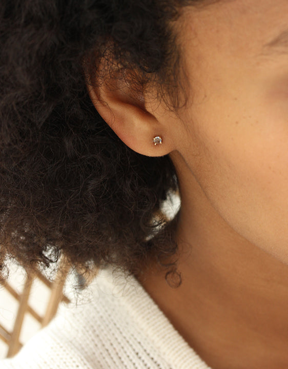 KRISTEN ELSPETH Aquamarine Neptune Stud - Sm | shoparo